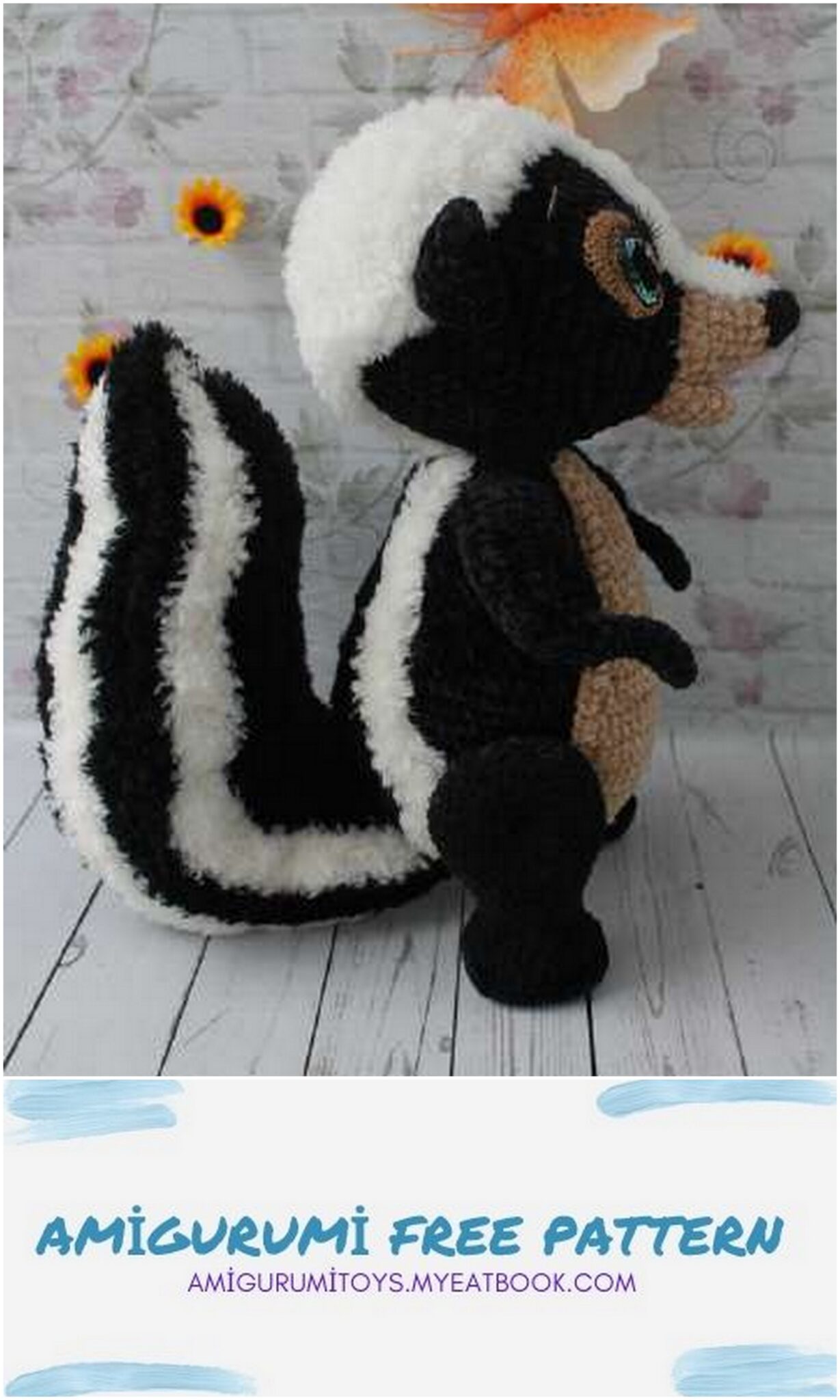 Amigurumi Skunk Free Crochet Pattern - Amigurumi Patterns