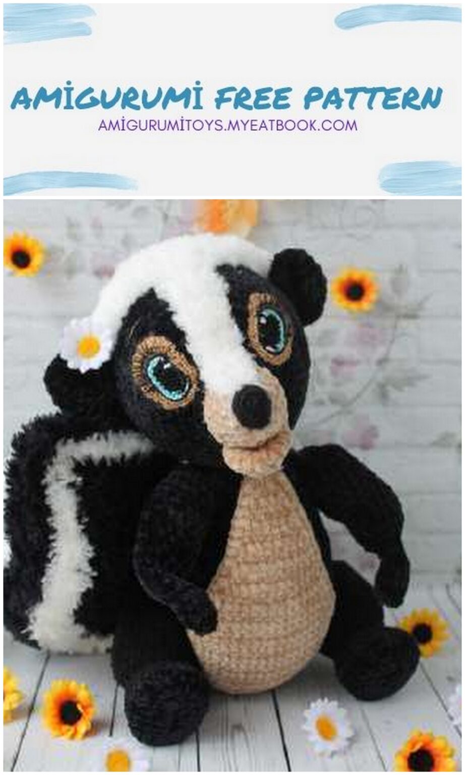 Amigurumi Skunk Free Crochet Pattern - Amigurumi Patterns