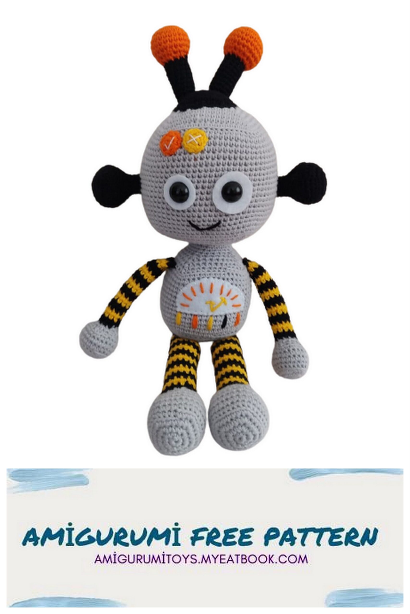 Amigurumi Starbot Robot Free Pattern - Amigurumi Patterns