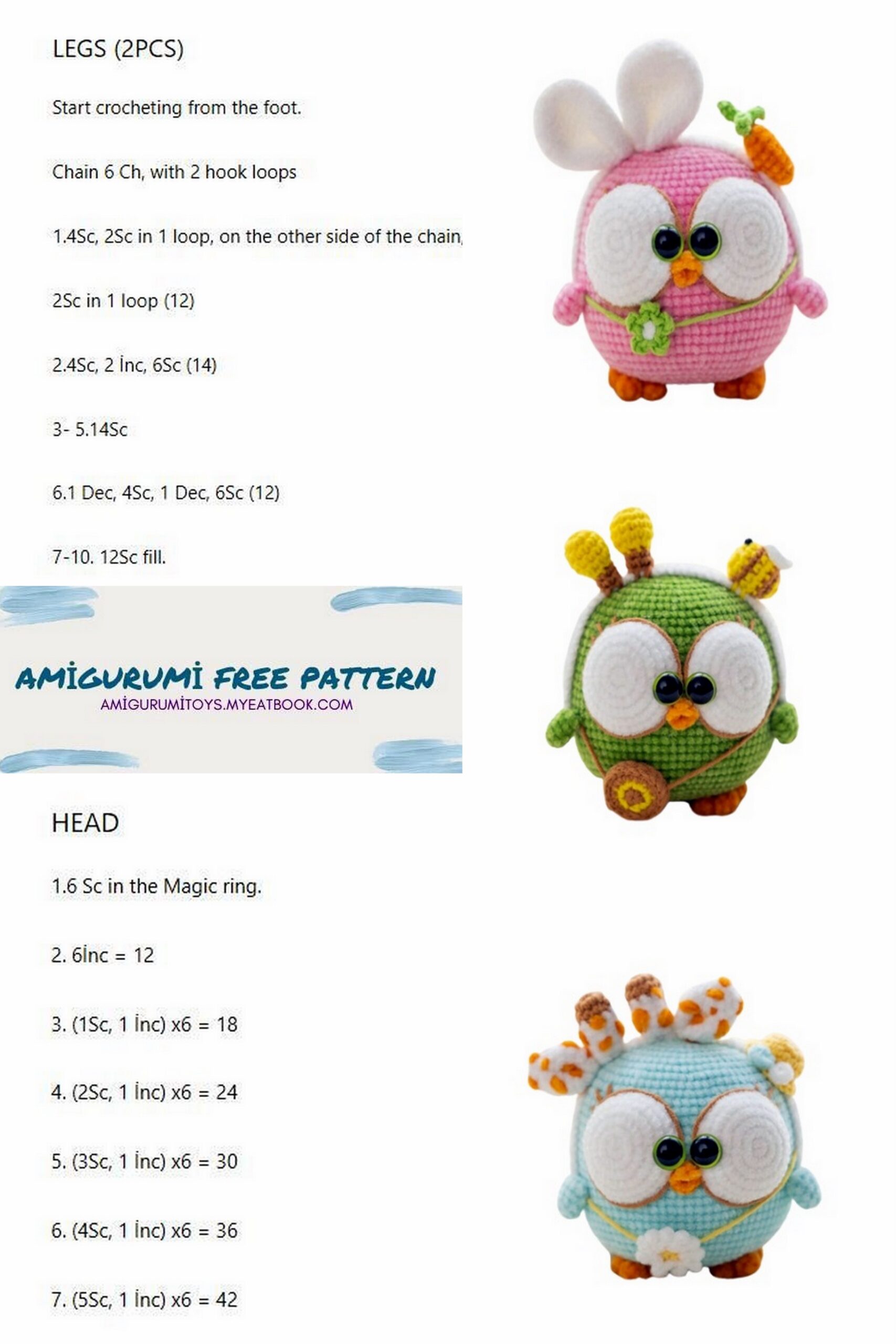 Amigurumi Plump Bud Free Pattern - Amigurumi Patterns