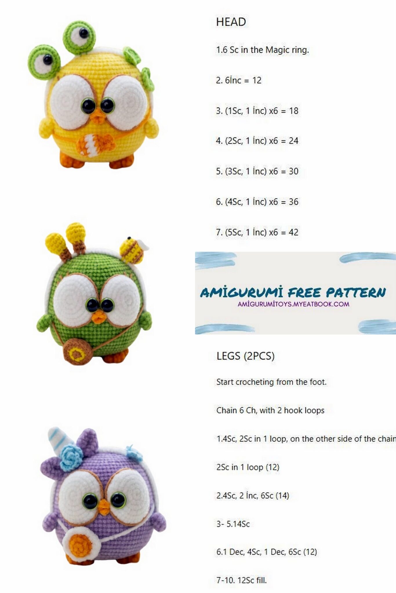 Amigurumi Plump Bud Free Pattern - Amigurumi Patterns
