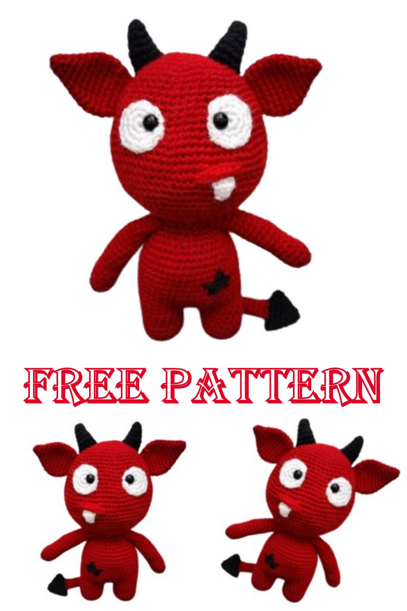 Amigurumi Devil Benny Free Pattern - Amigurumi Patterns