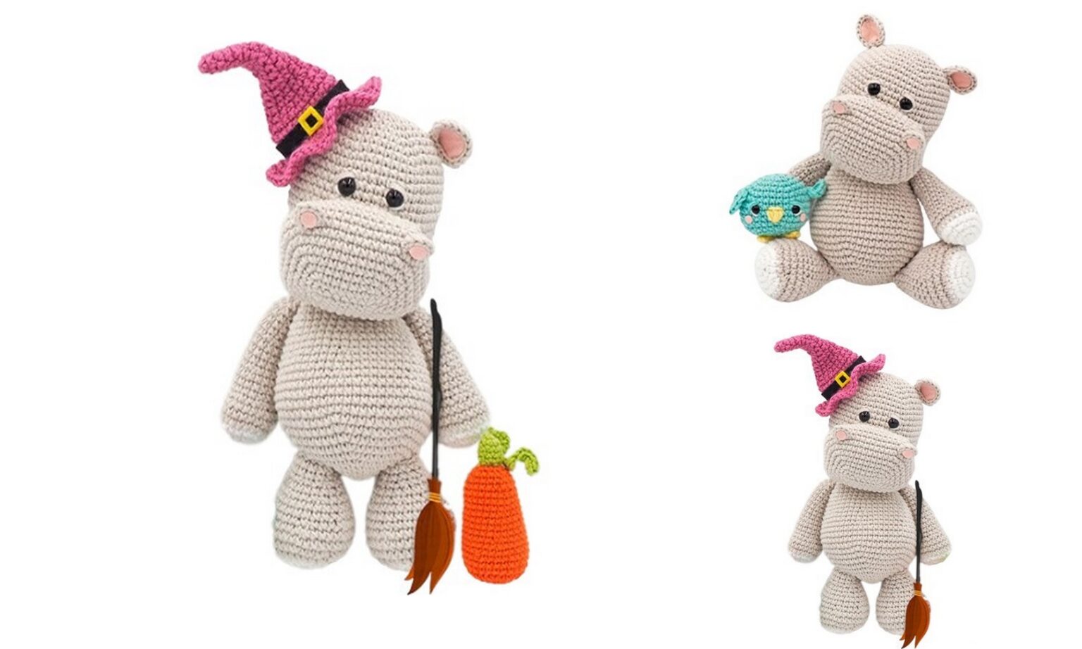 Hippo Big Amigurumi Free Pattern - Amigurumi toys