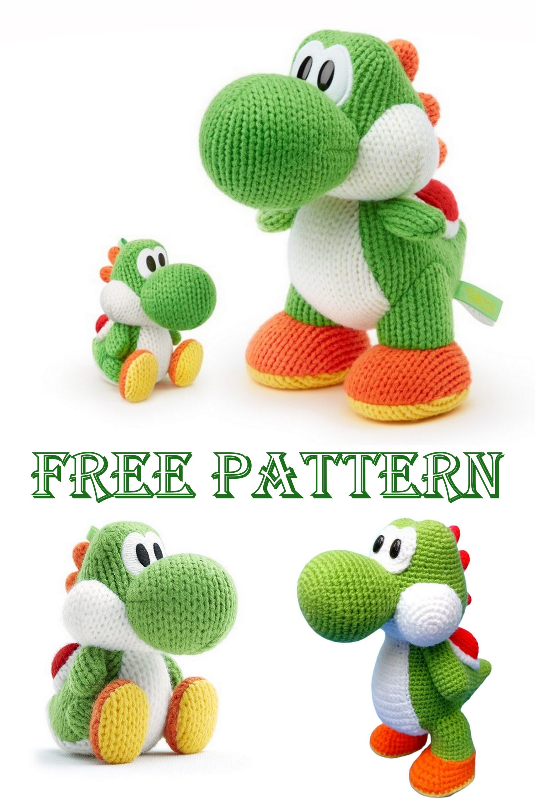 Amigurumi Dinosaur Yoshi Free Pattern - Amigurumi Patterns