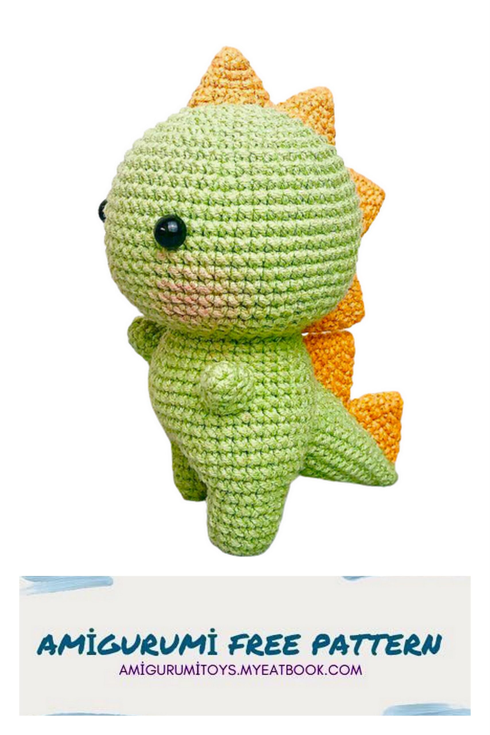 Amigurumi Oscar The Dinosaur Free Pattern - Amigurumi Patterns