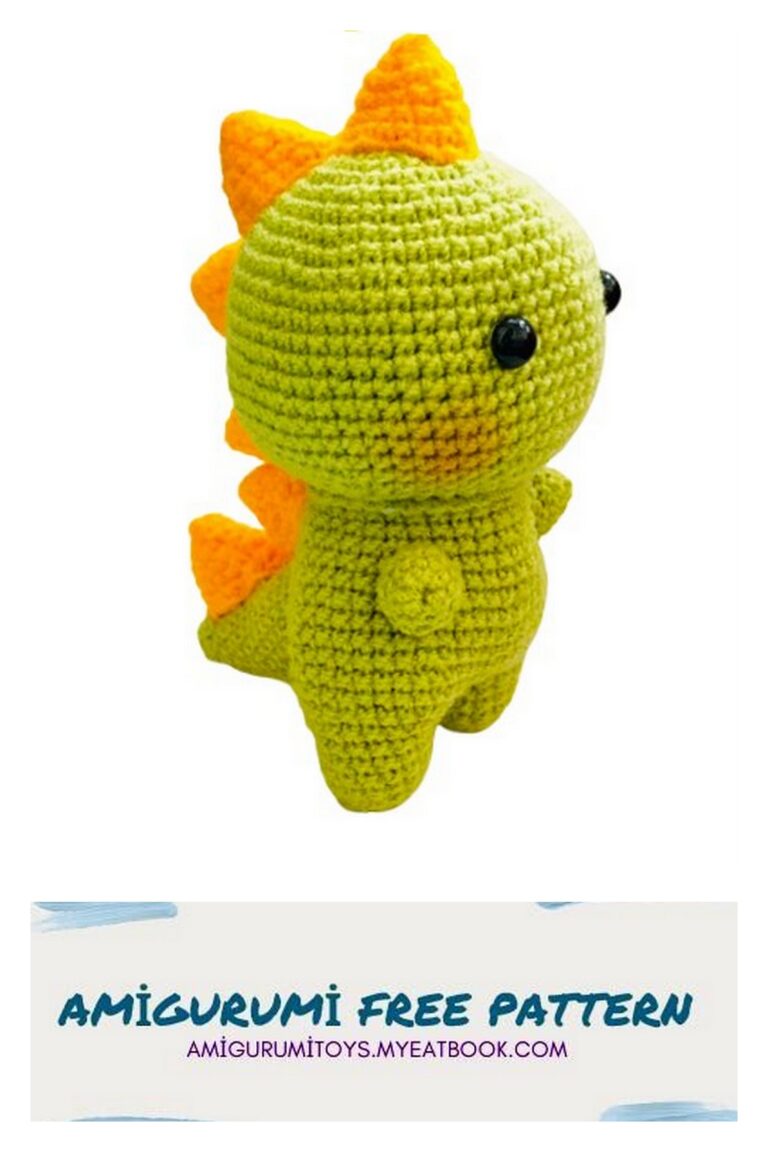 Amigurumi Oscar The Dinosaur Free Pattern - Amigurumi Patterns