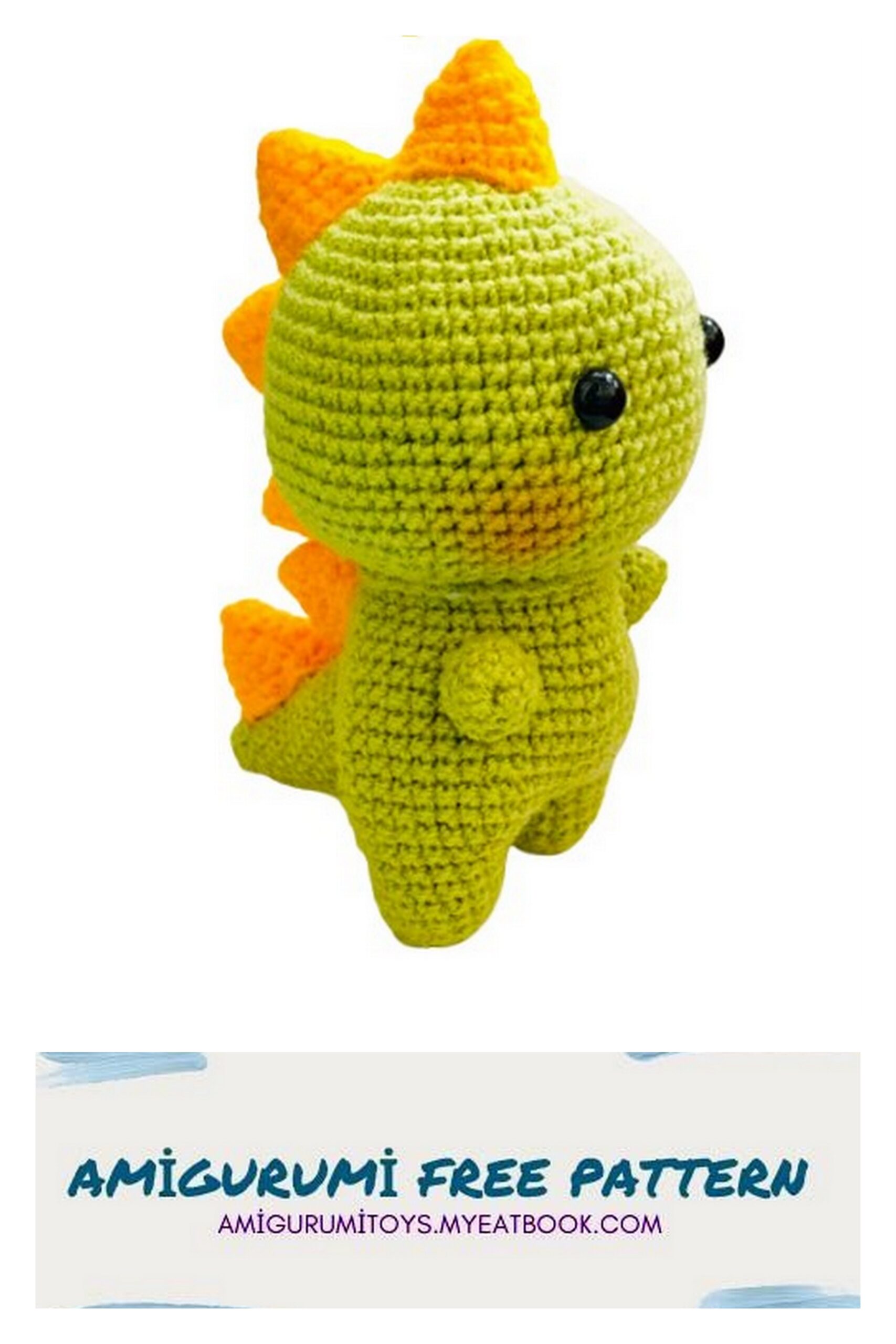 Amigurumi Oscar The Dinosaur Free Pattern - Amigurumi Patterns