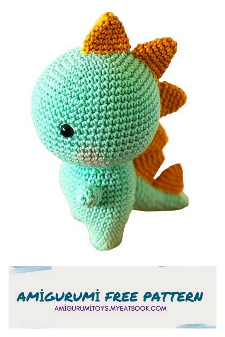 Amigurumi Oscar The Dinosaur Free Pattern - Amigurumi Patterns