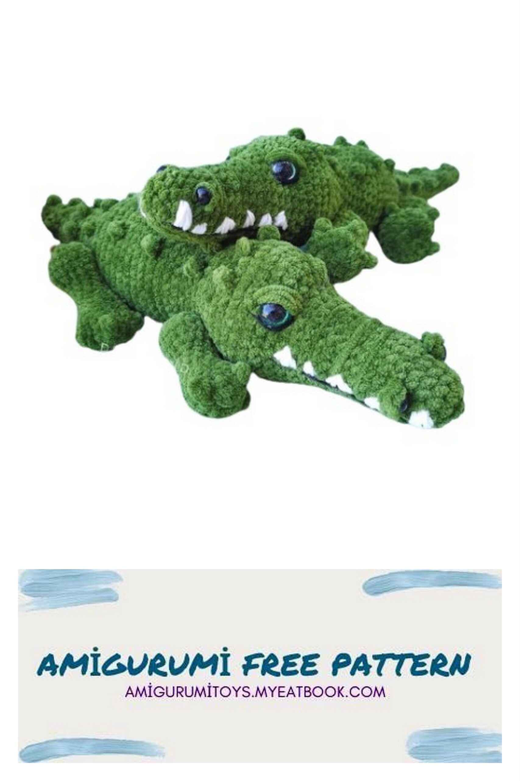 Amigurumi Plush Crocodile Free Pattern - Amigurumi Patterns