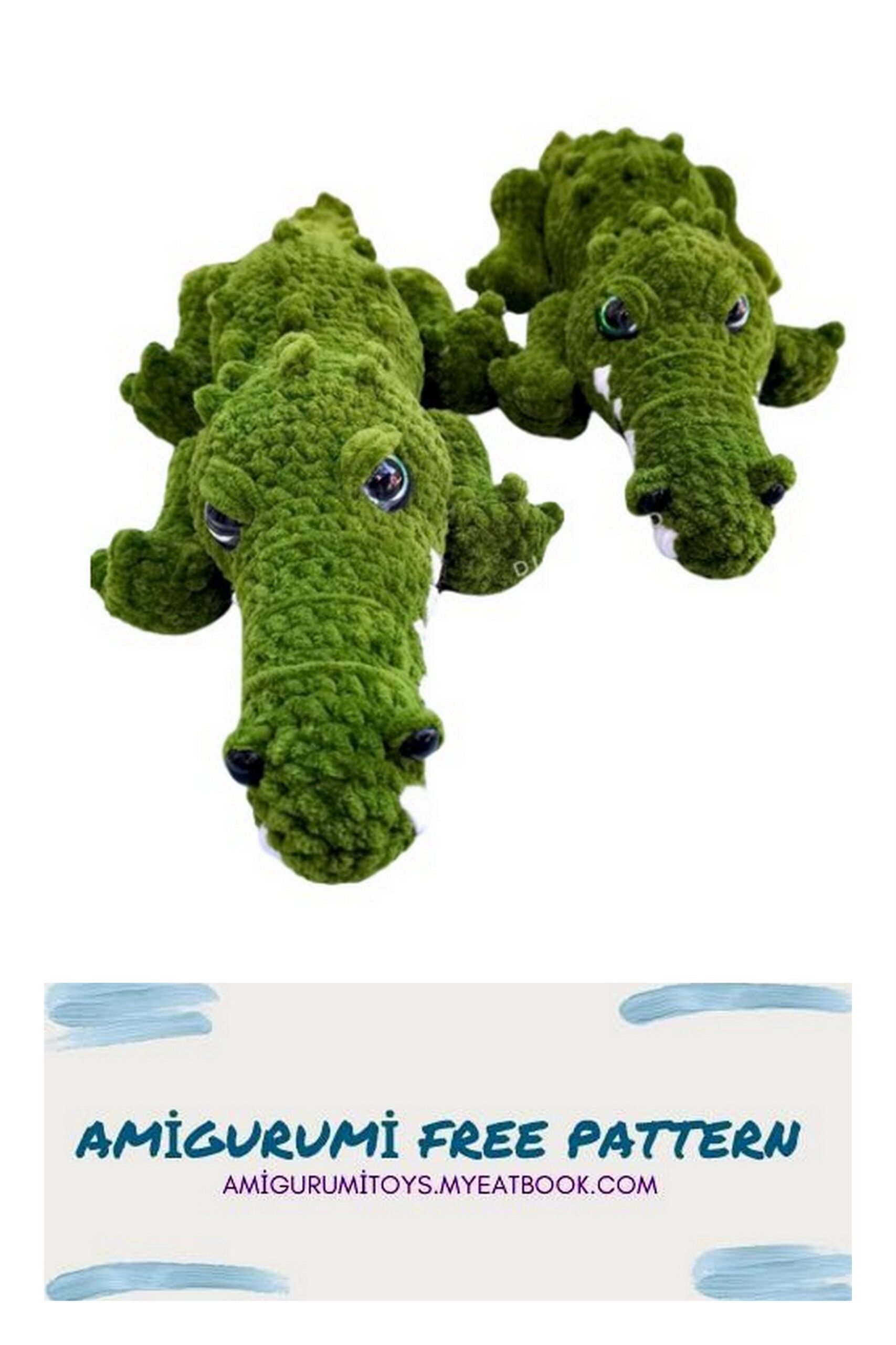 Amigurumi Plush Crocodile Free Pattern - Amigurumi Patterns