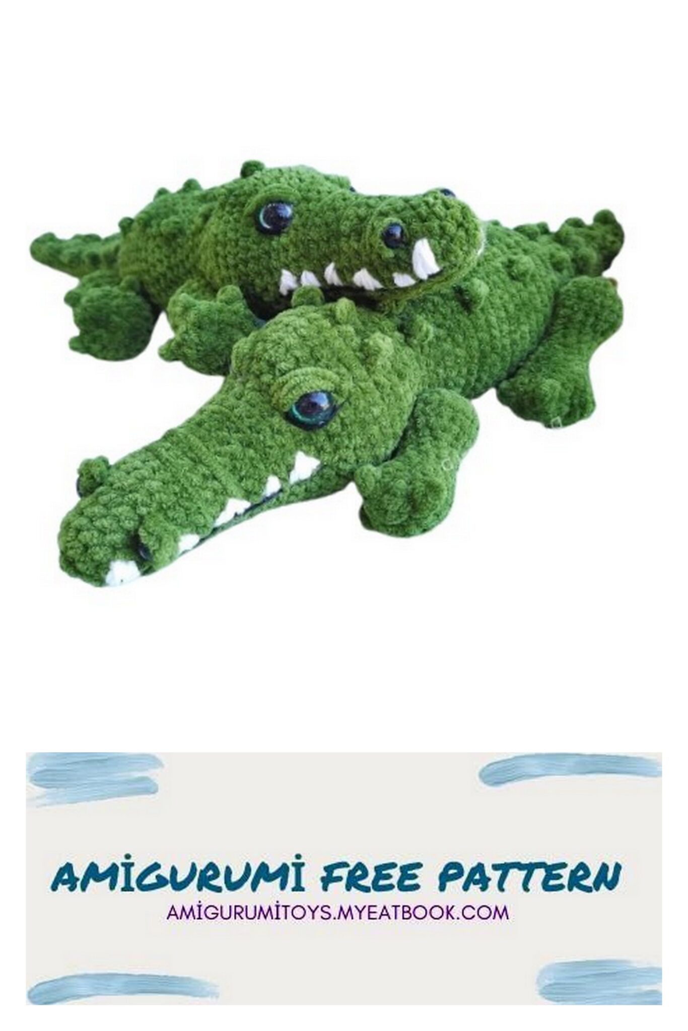 Amigurumi Plush Crocodile Free Pattern - Amigurumi Patterns