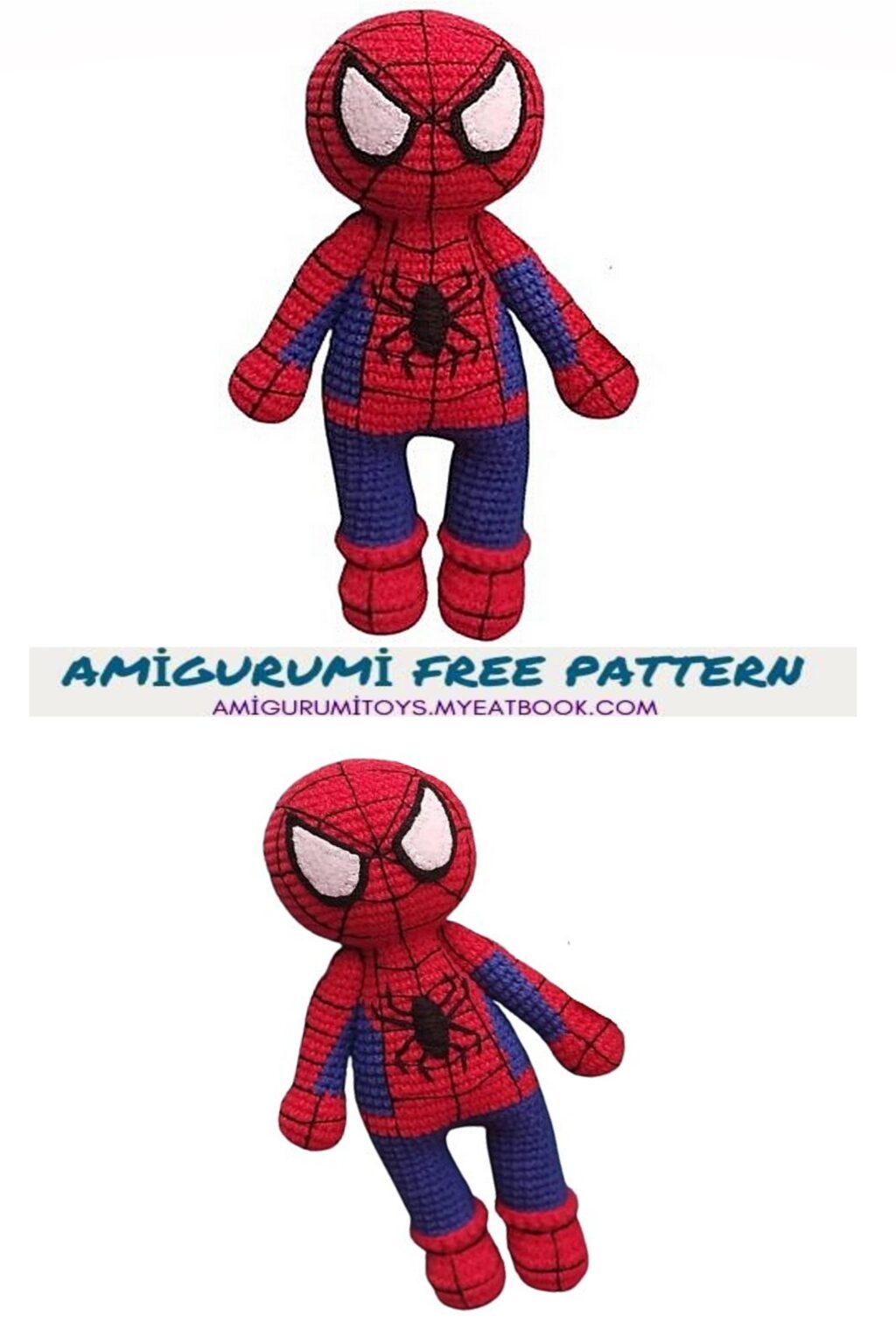 Amigurumi Amazing Free Spiderman Crochet Pattern - Amigurumi Patterns