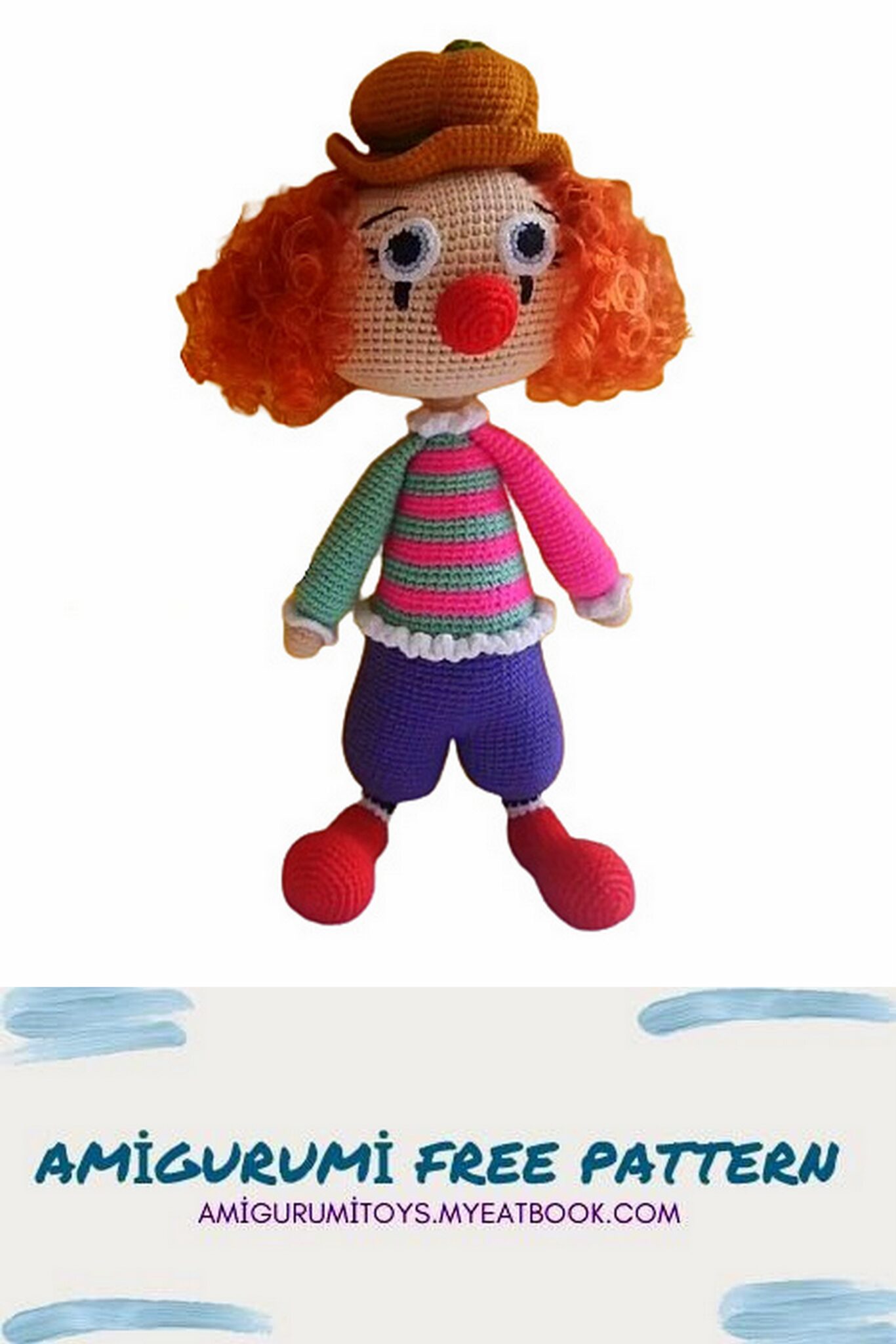 Free Zany The Clown Amigurumi Pattern - Amigurumi Patterns