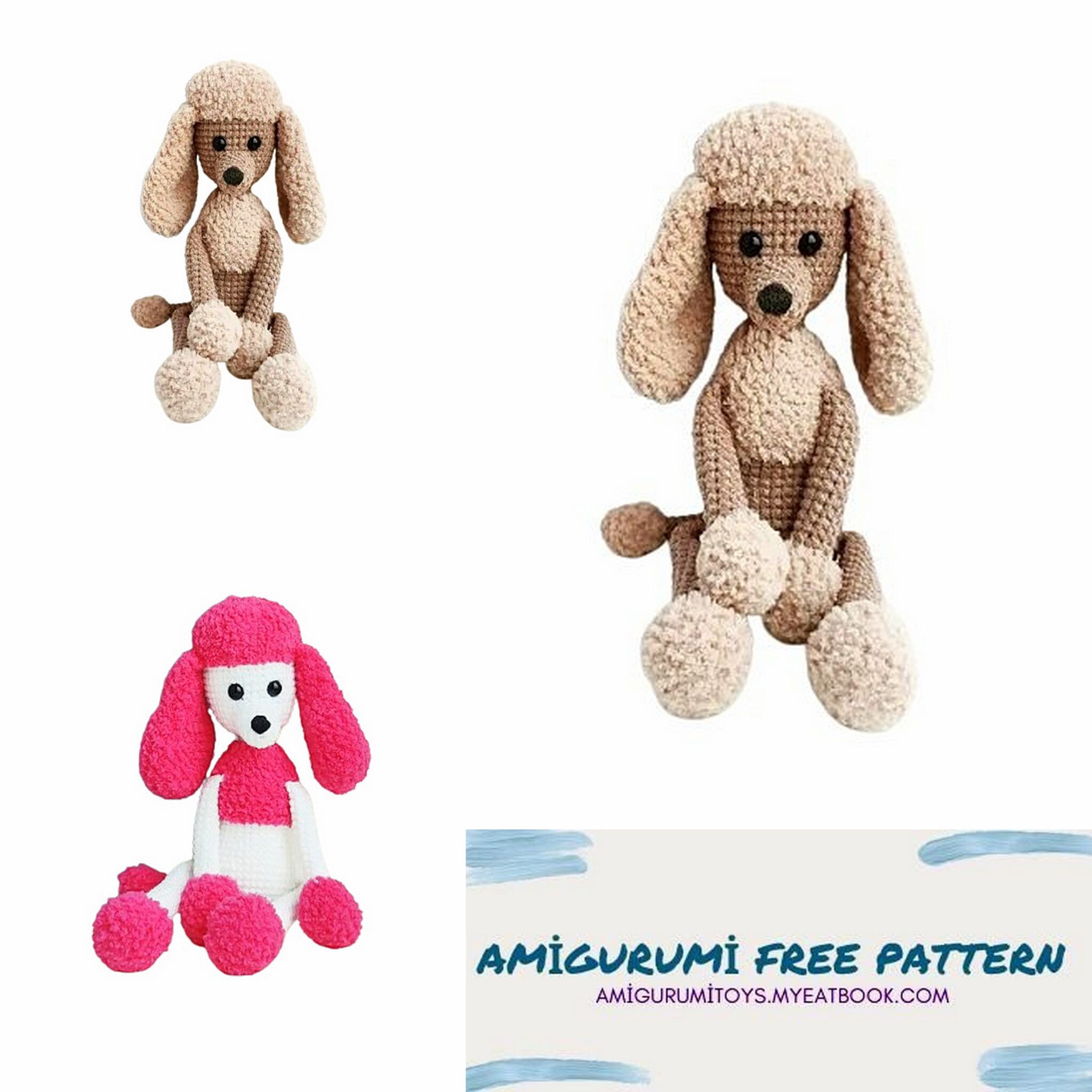 Free Poodle Dog Amigurumi Pattern - Amigurumi Patterns